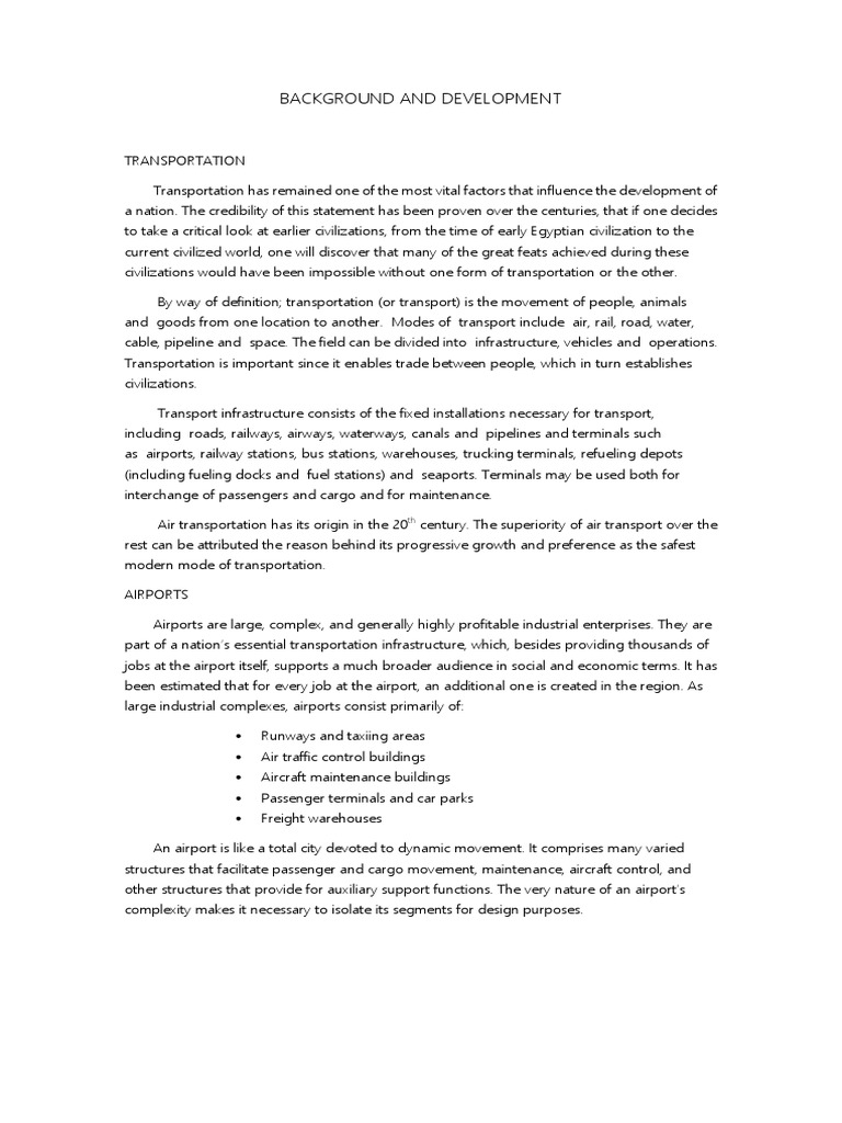 Understanding the Complex Infrastructure and Operations of Airports: A ...