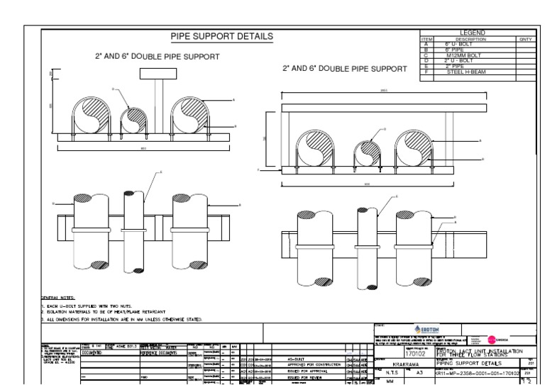 Kr11!2!1mh Pipe Support Detail | PDF | Nature