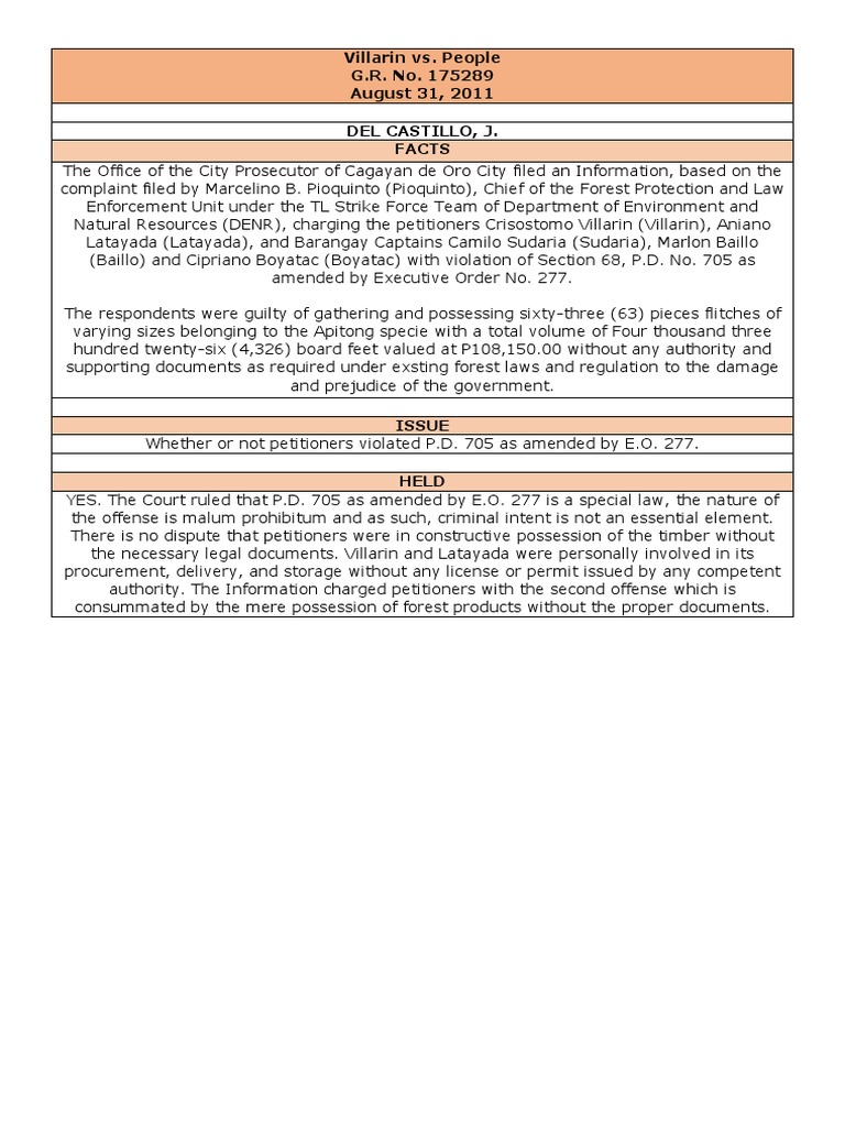 Villarin Vs People | PDF