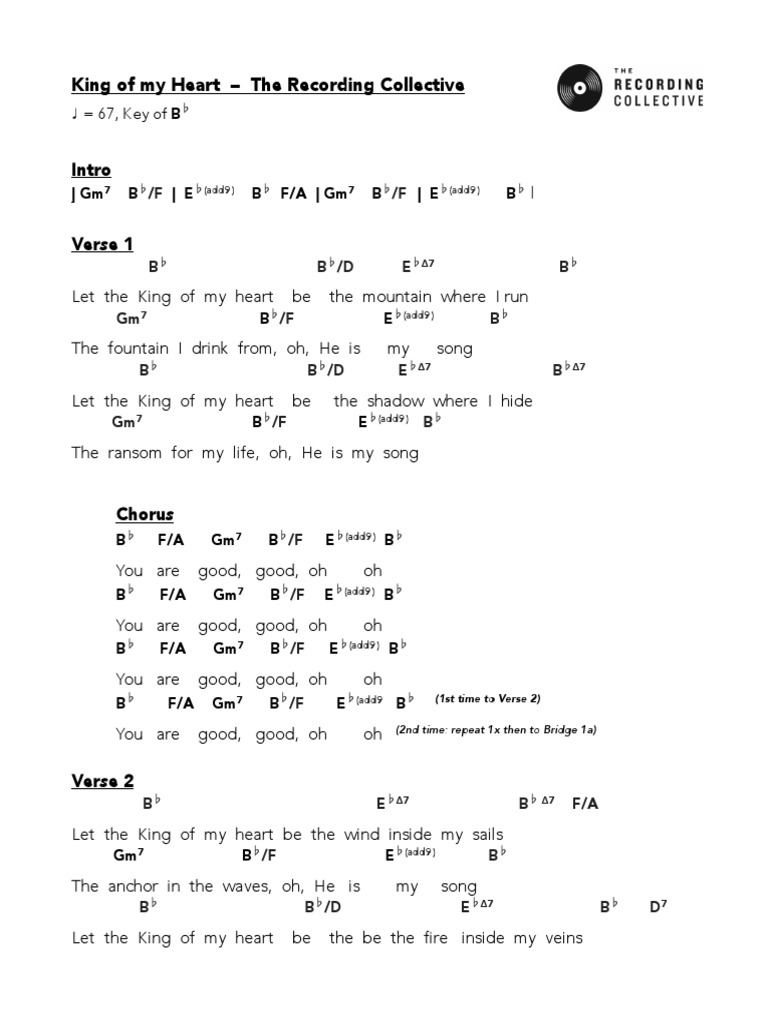 King of My Heart | PDF | Song Structure | Oral Literature