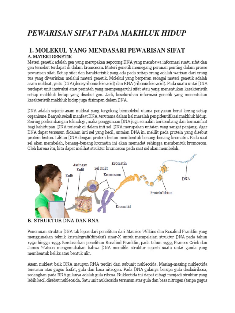 Pewarisan Sifat Pada Makhluk Hidup | PDF