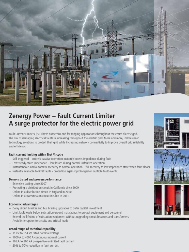 Zen FCL en | PDF | Electric Power Transmission | Electrical Grid