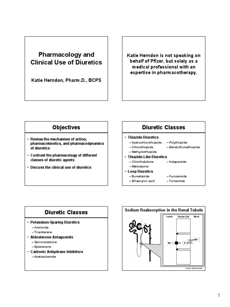 Pharmacology and Clinical Use of Diuretics: An In-Depth Review of ...