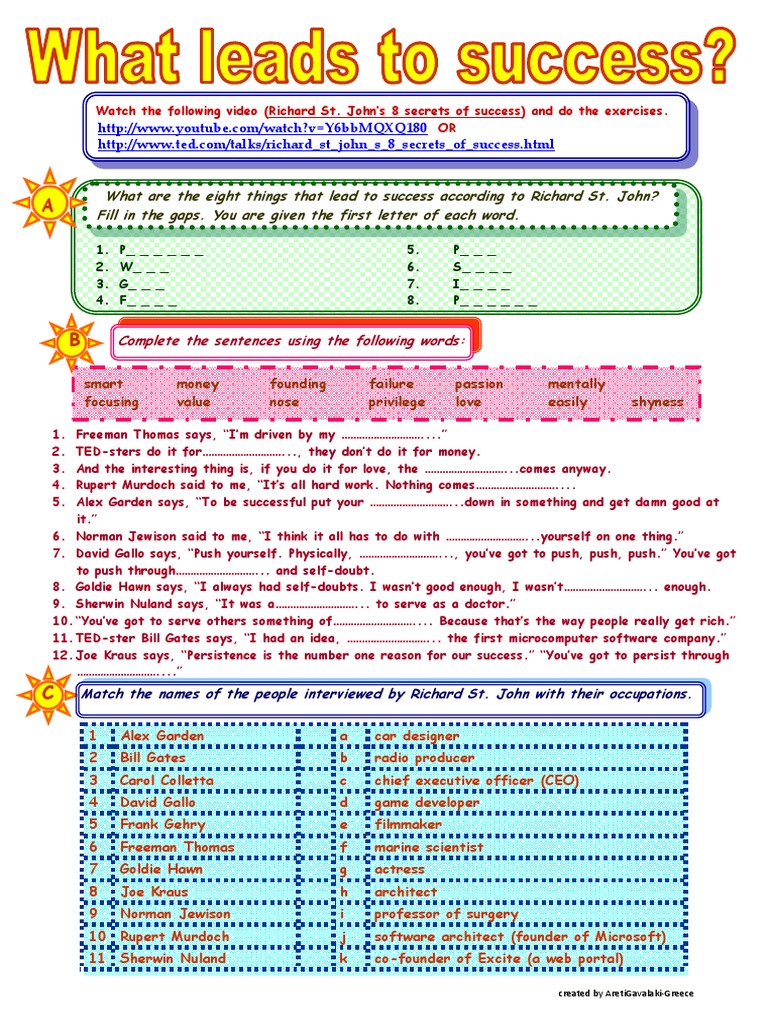 The 8 Secrets of Success PDF | PDF | Business