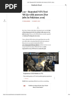 Nts Nat Past Papers Plspot | PDF