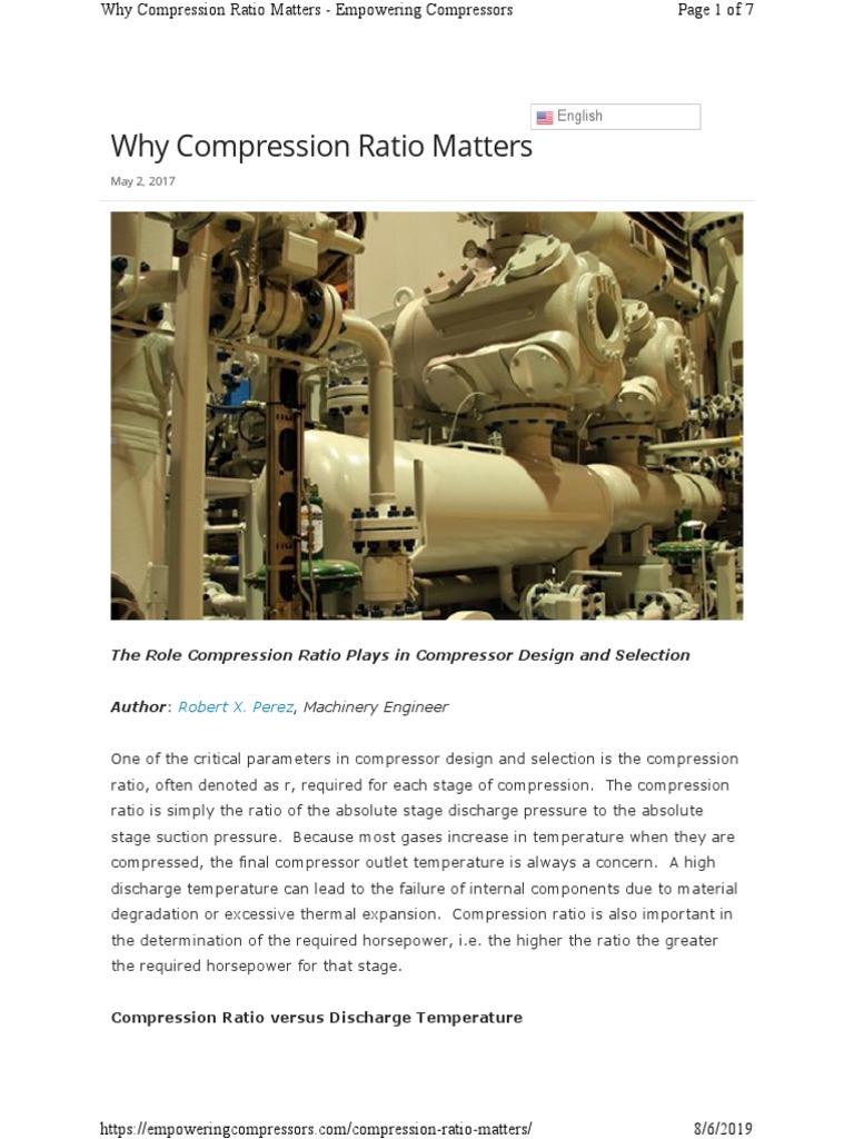 Why Compression Ratio Matters | PDF | Heat Capacity | Temperature