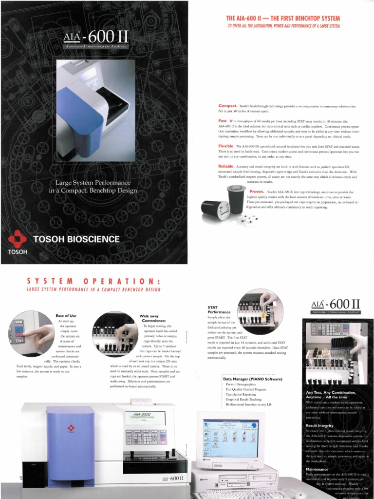 The Aia-600 Ii - The First Benchtop System: To Offer All The Automation ...