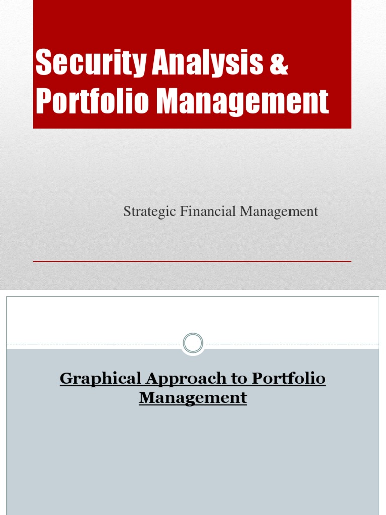Graphical Approach To Portfolio Management | PDF | Capital Asset ...