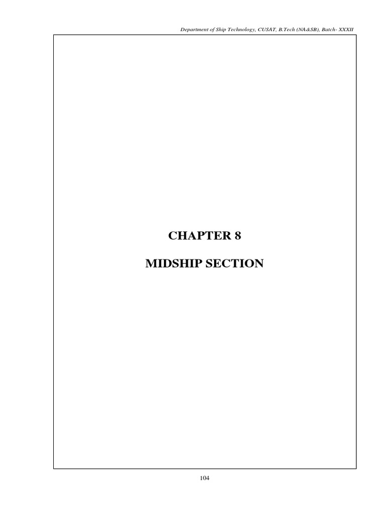 MIDSHIP SECTION DESIGN | PDF | Hull (Watercraft) | Oil Tanker