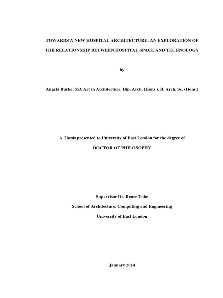 Complete PHD FINAL | PDF | Hospital | National Health Service