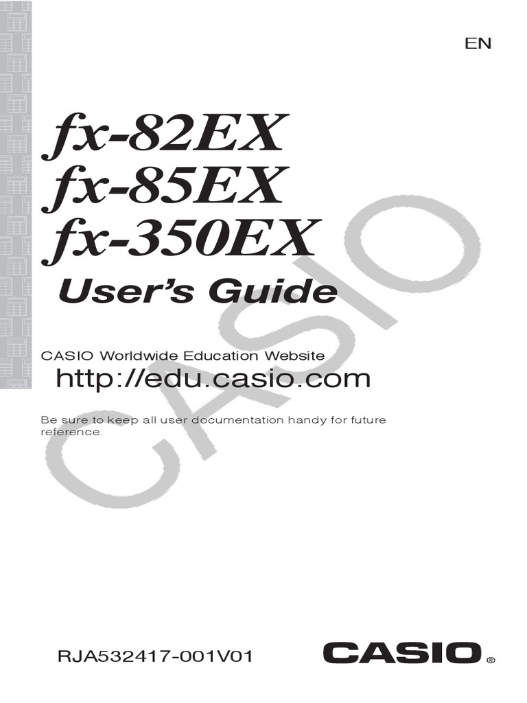 Casio FX 82ex Collectie PDF | PDF | Fraction (Mathematics) | Decimal