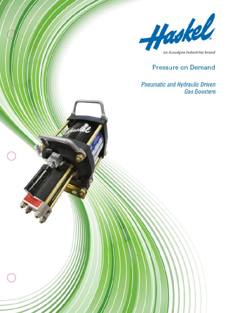 Haskel Gas Booster Booklet 4 30 16 PDF | PDF