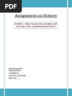 Mauryan Administration | PDF