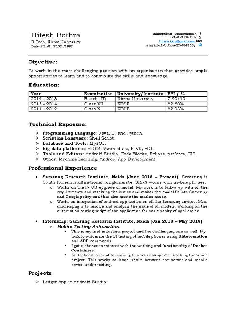 Hitesh Both Ra | PDF | Scripting Language | Android (Operating System)