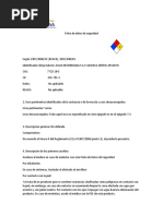 SDS AEON PD SDS Spanish | PDF | Agua | Combustión