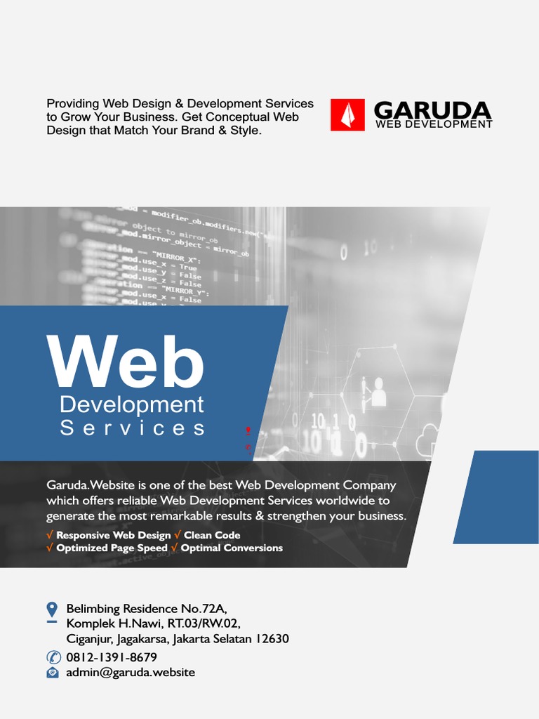 Contoh Desain Proposal Web Development | PDF | Komputer