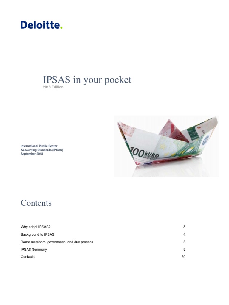 Ipsas In Your Pocket Pdf International Financial Reporting