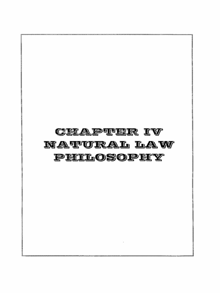 Natural Law Philosophy | Download Free PDF | Natural Law | Jurisprudence