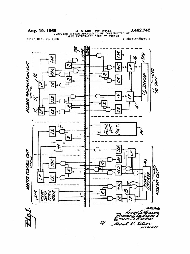 Fied Dec, 2, 1966: Computer System Adapted To Be Constructed of Large ...