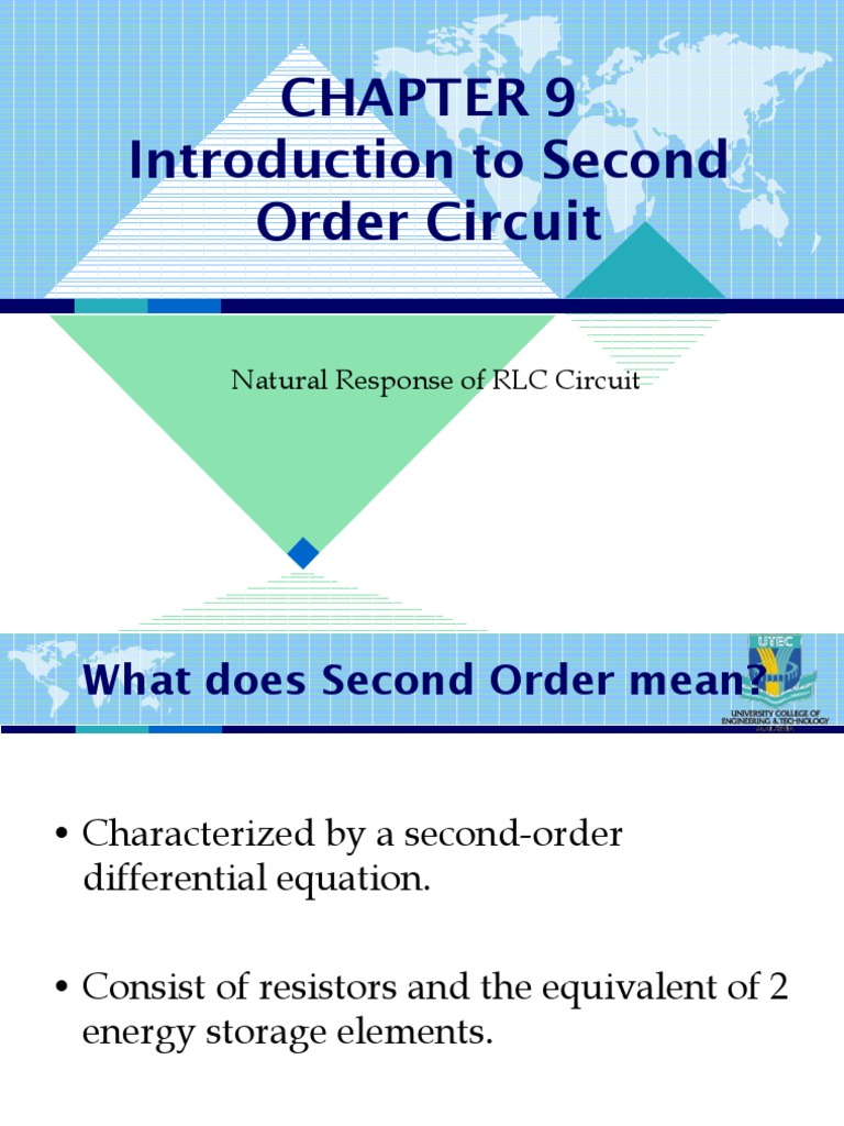 Introduction To Second Order Circuit: Natural Response of RLC Circuit ...