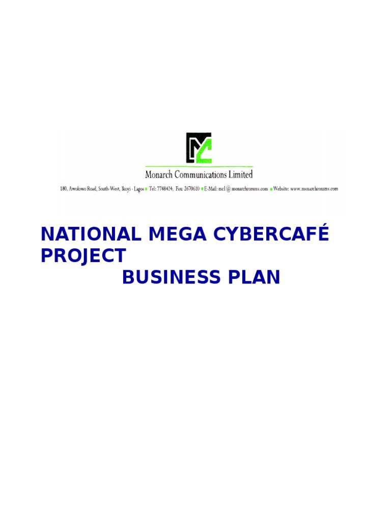 CyberCafe Business Plans (DEE) | PDF | Pricing | Internet Service Provider