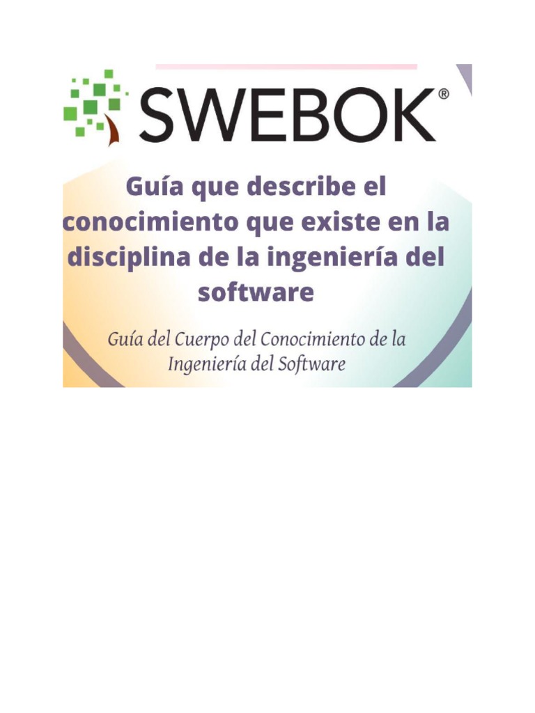 El SWEBOK | PDF