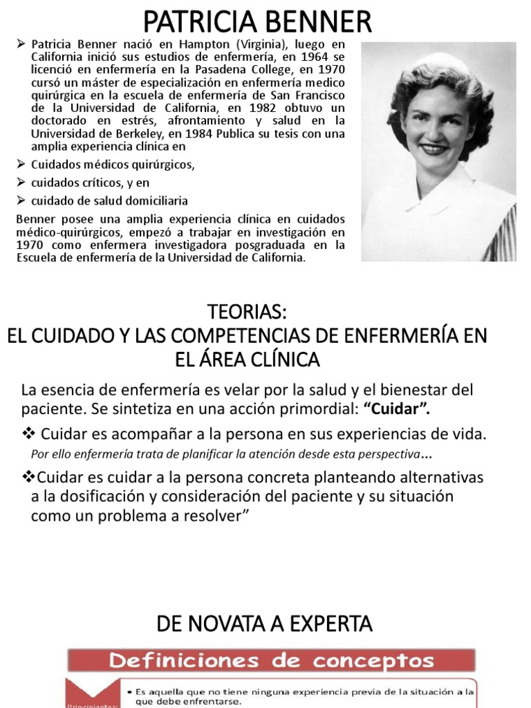 Patricia Benner | PDF | Enfermería | Medicina