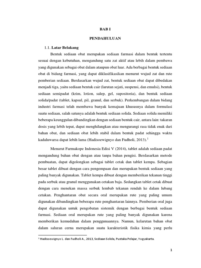 Laporan Praktikum Sediaan Padat | PDF