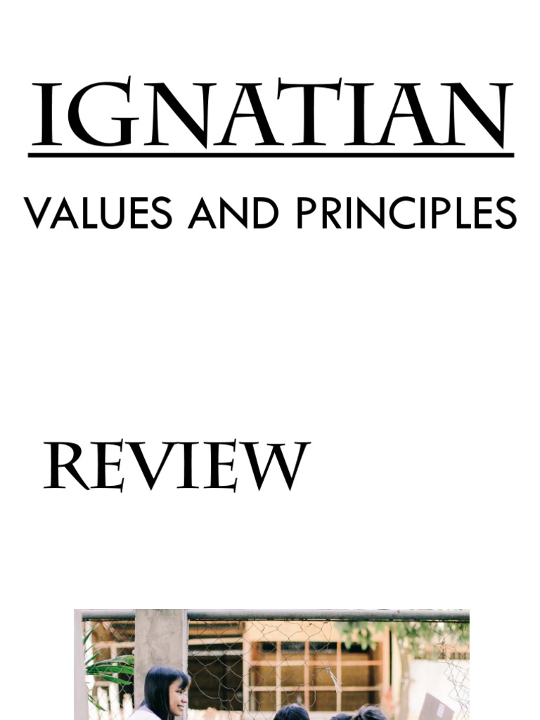 Ignatian Values and Principles Explained | PDF
