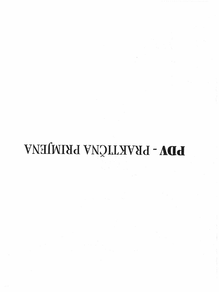 PDV Prakticna Primjena PDF | PDF