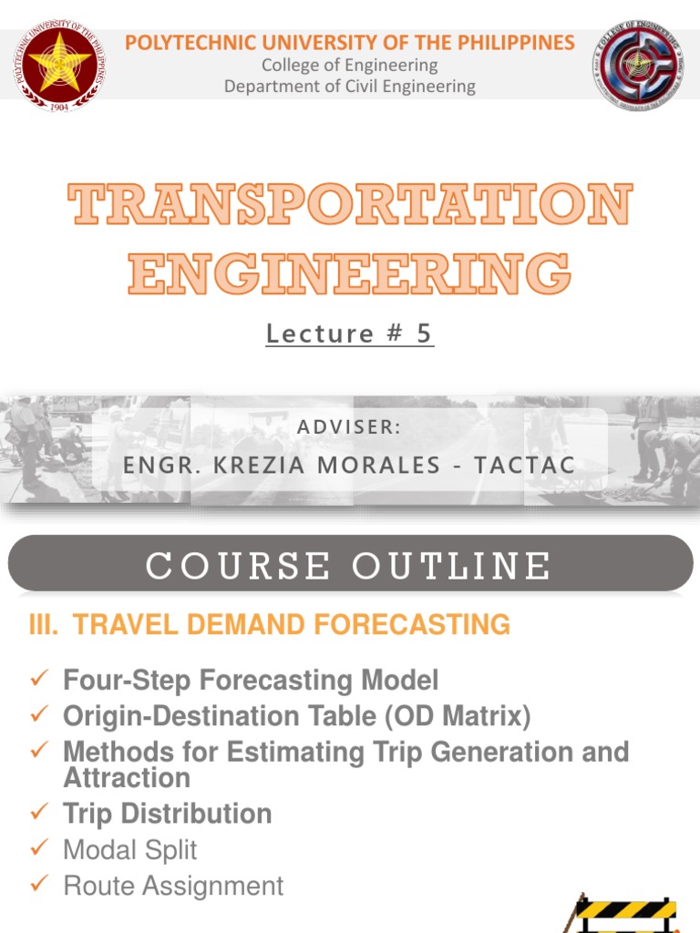 Transpo Eng 5 | PDF | Regression Analysis | Transportation Engineering