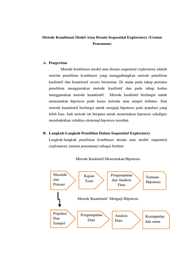 Desain Sequential Exploratory | PDF | Karier & Perkembangan
