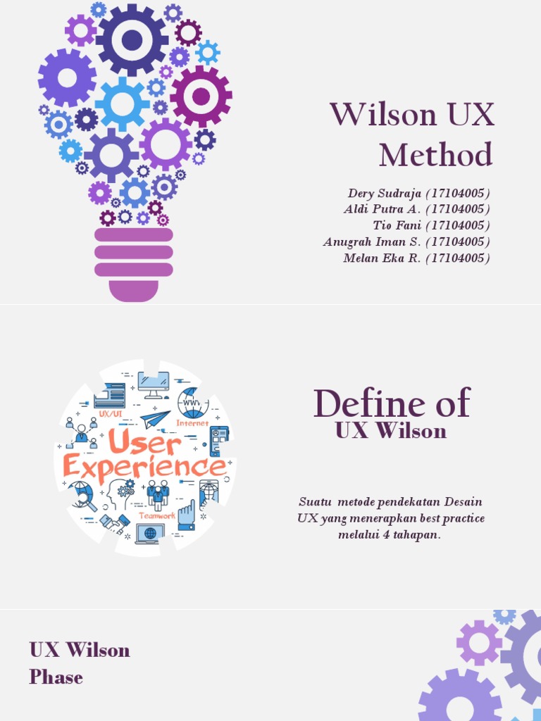 UI UX Wilson Method | PDF