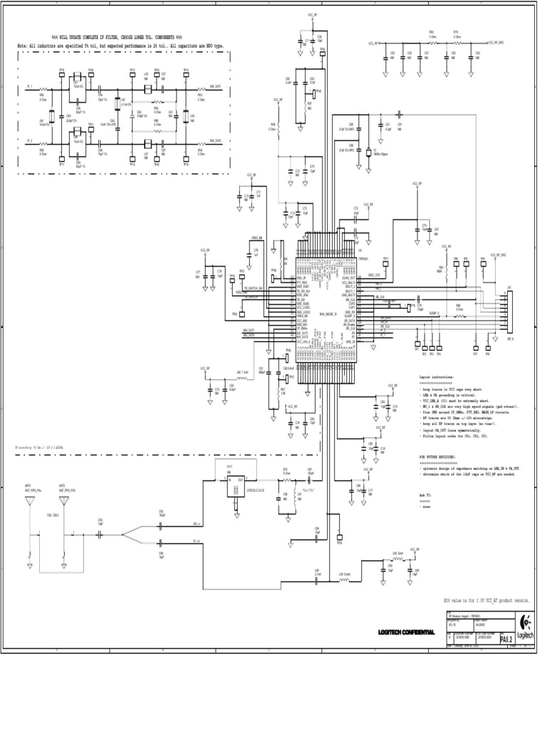 Logitech TX Schematic 285022 | PDF | Chess | Chess Theory