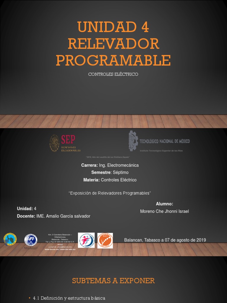 Relevadores programables: una solución flexible para el control de ...