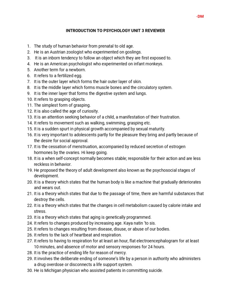 Psychology Unit 3 & 4 Overview | PDF | Perception | Auditory System