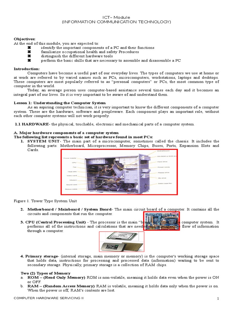 Computer Hardware Servicing Ii | PDF | Electrical Connector | Personal Computers