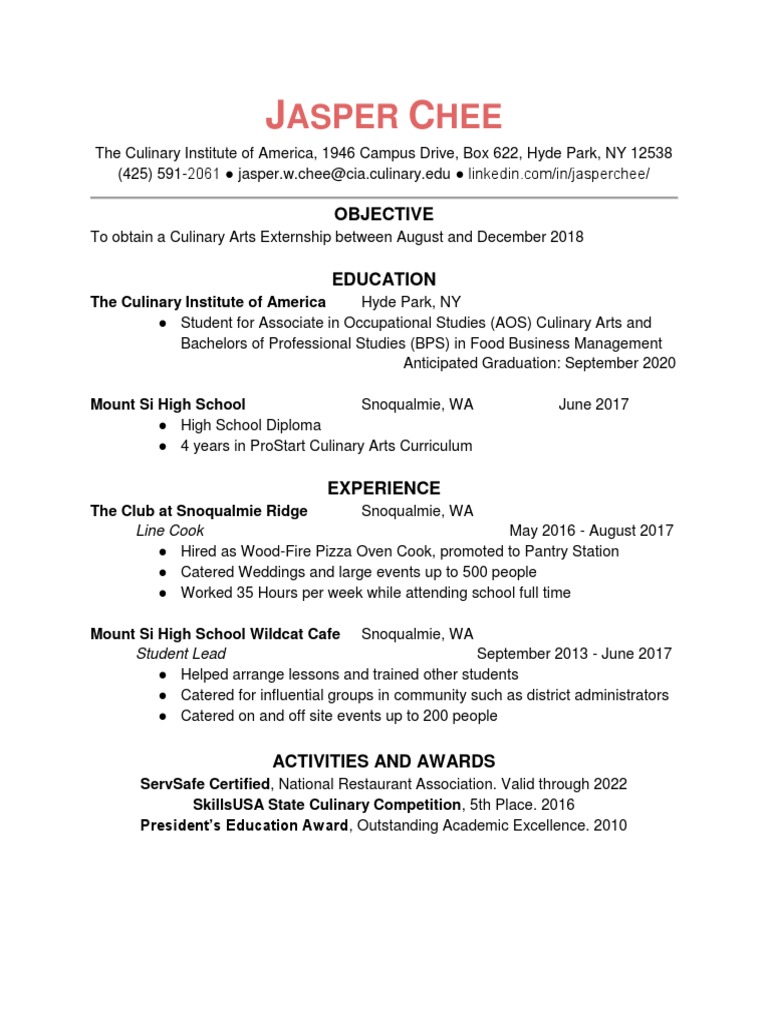 Cia Professional Resume | PDF