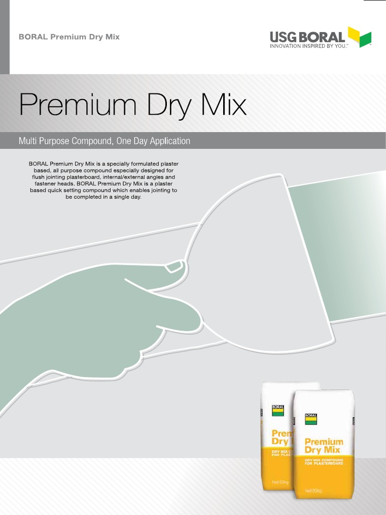 Boral Premium Dry Mix | PDF