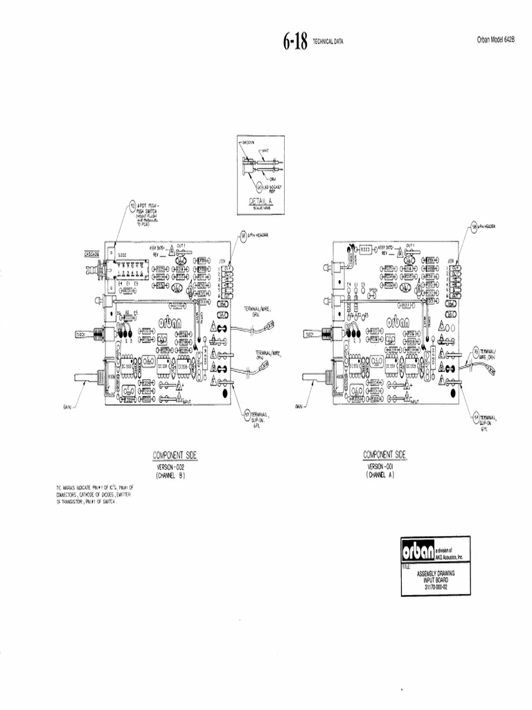 Orban 642B Schematics | PDF