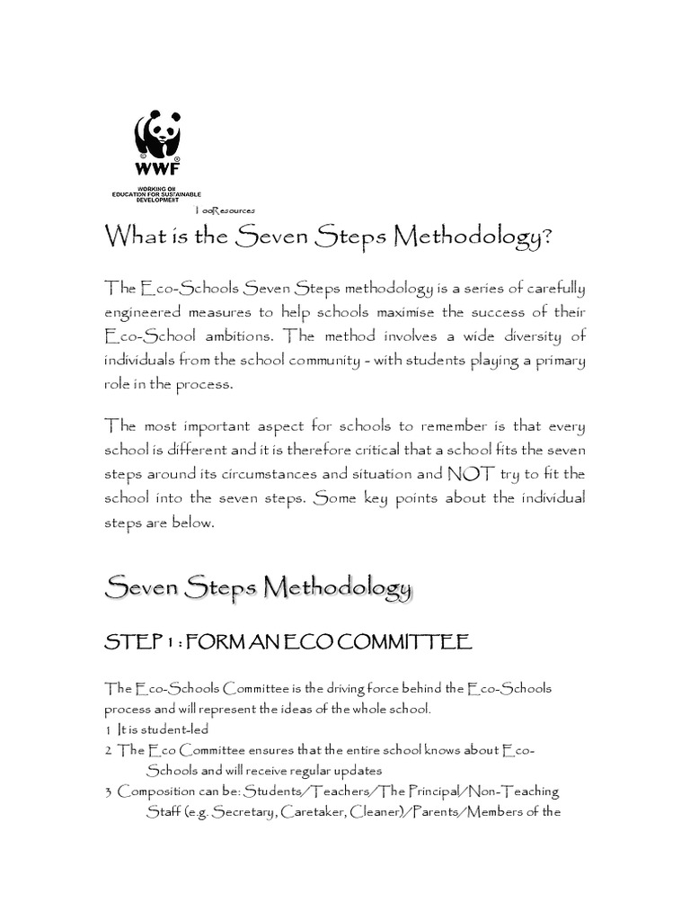 What Is The Seven Steps Methodology?: Tooresources | PDF | Evaluation ...
