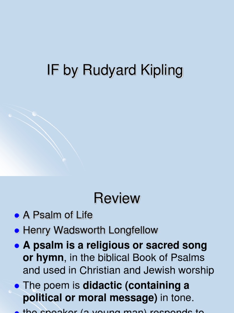 If by Rudyard Kipling | PDF | General Fiction