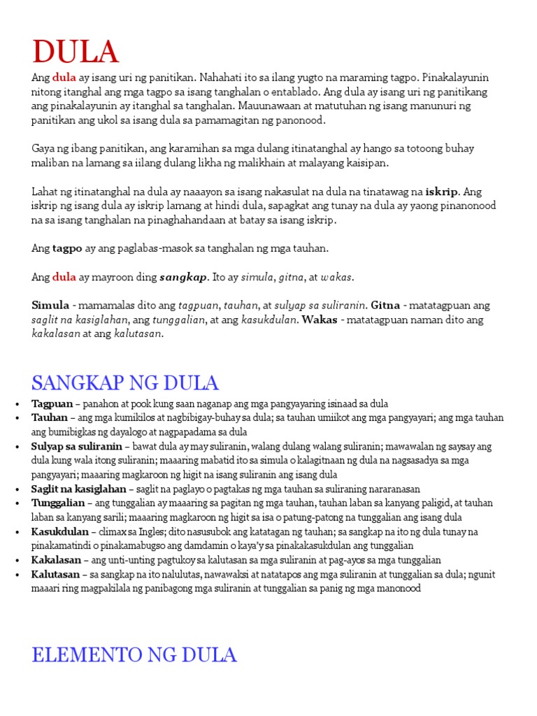 DULA | PDF