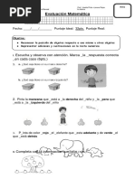 2° Matemática - Guía 50 - Posición de Los Objetos y Personas. (18 ...