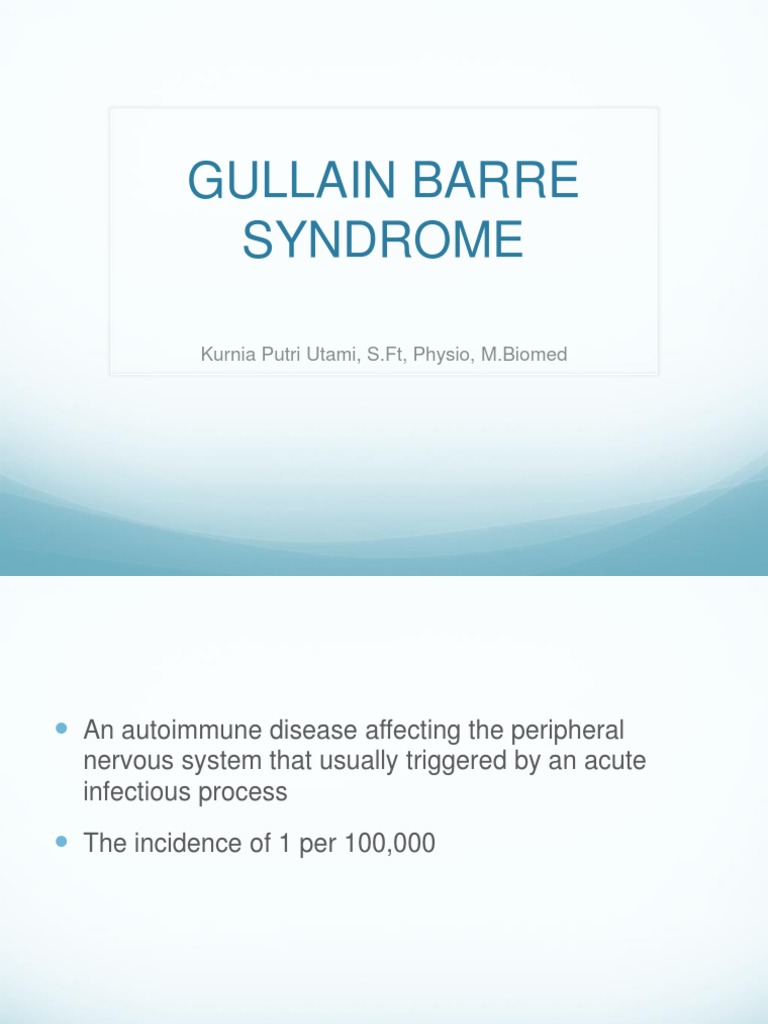 GBS Gullain Barre Syndrome | PDF