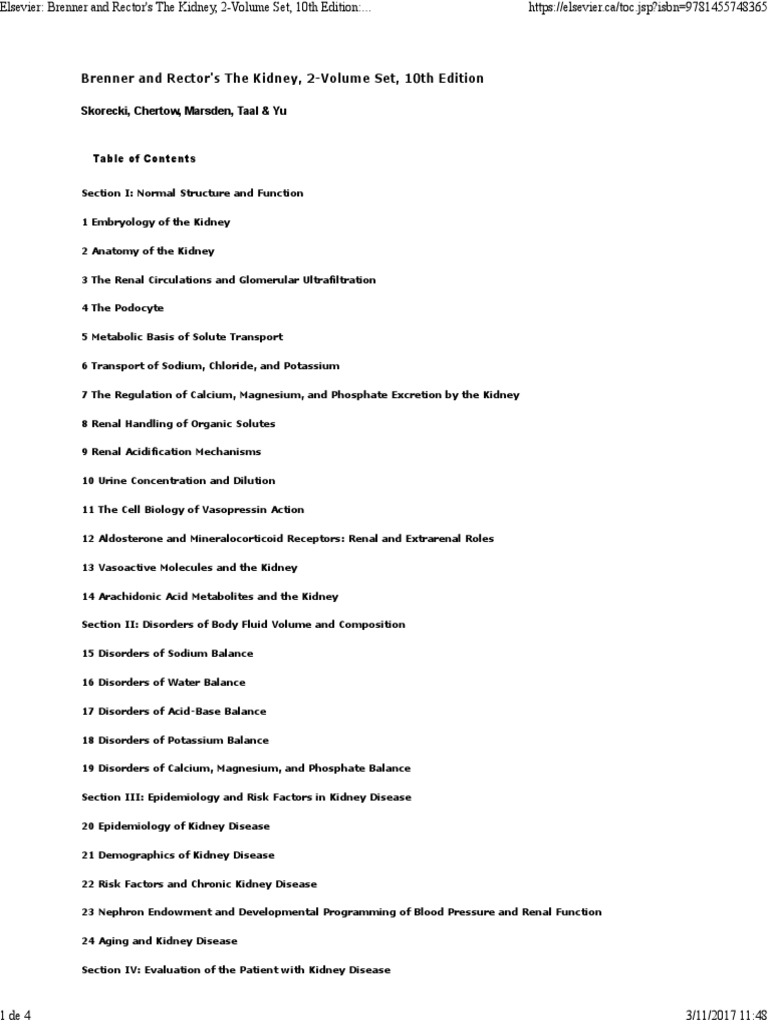 Brenner and Rector's The Kidney, 2-Volume Set, 10th Edition: Skorecki ...