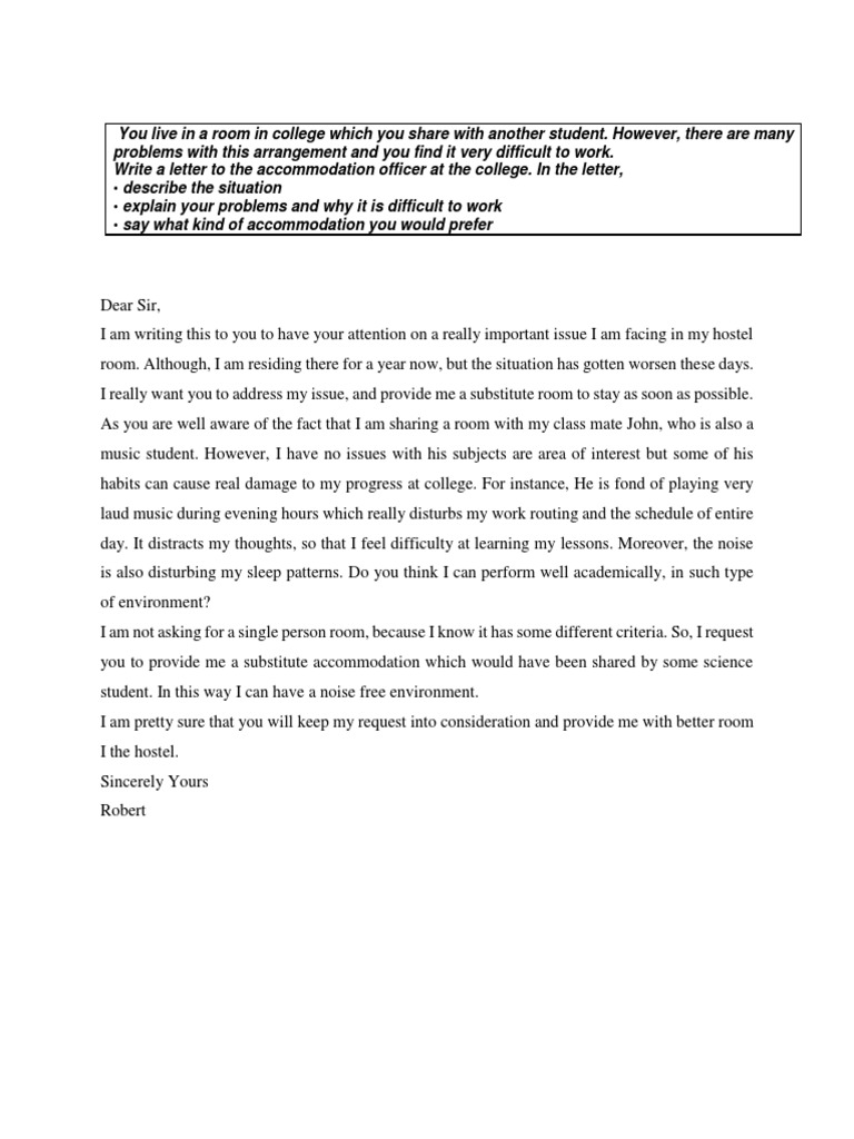 Describe The Situation - Explain Your Problems and Why It Is Difficult ...