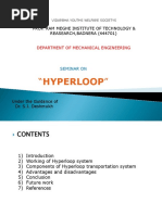 Hyperloop Transportation Slide | PDF | Hyperloop | Mechanical Engineering