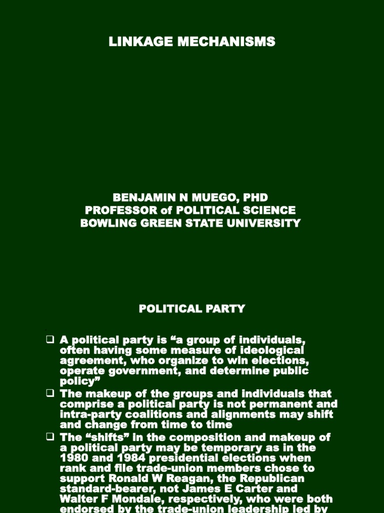 DLS-CSB Power Point Presentation On Linkage Mechanisms (Third Term 2017 ...