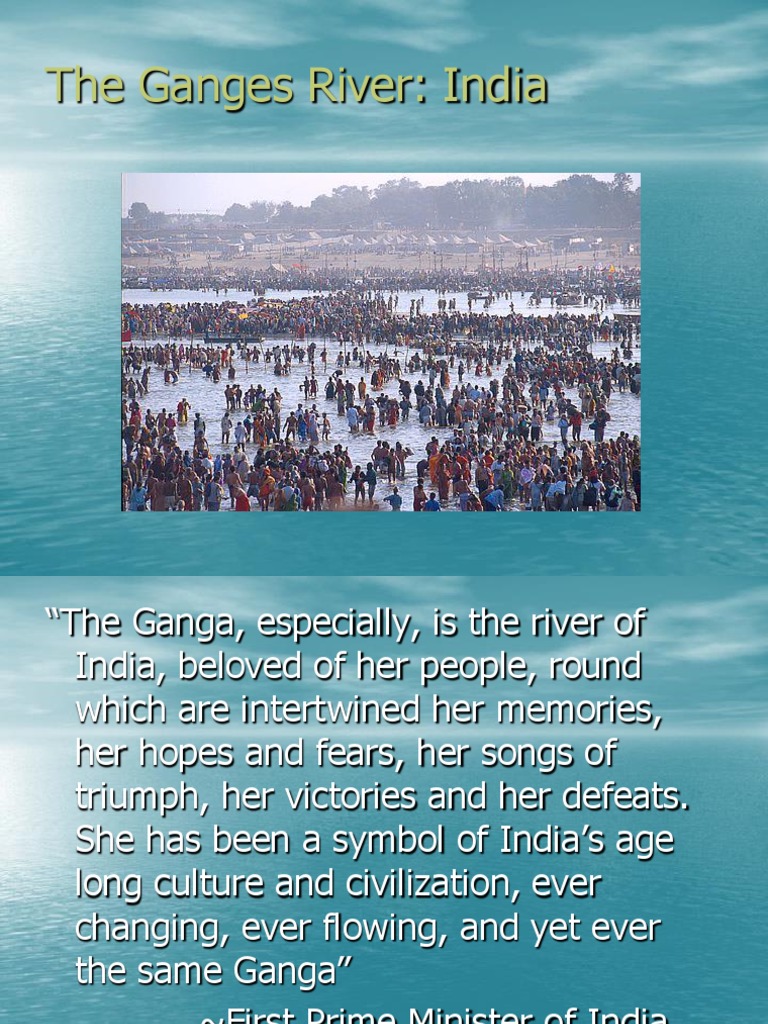 Ganges River: Cultural and Environmental Insights | PDF | Travel